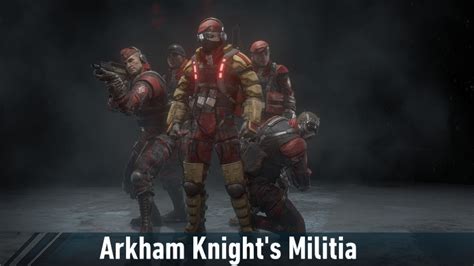 Mesh Batman Arkham Knight Arkham Knights Militia Youtube