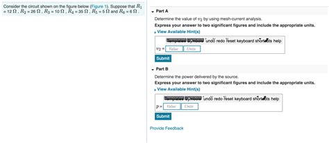 Solved Consider The Circuit Shown On The Figure Below Chegg Com