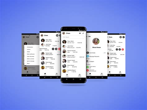 Messenger App Ui Design Behance