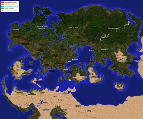 Imaginary World Map By Gyorg1000 On Deviantart