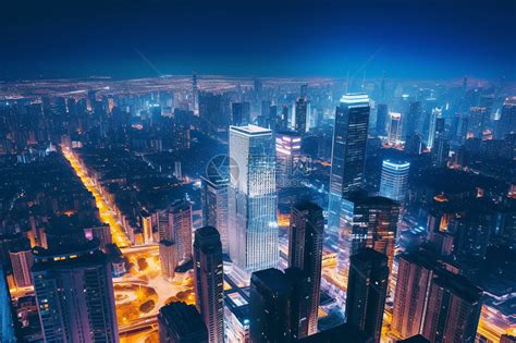 繁华的城市夜景高清图片下载 正版图片600219163 摄图网