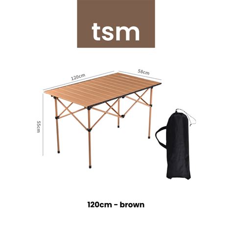 Tsm Foldable Outdoor Chair And Table Shopee Singapore
