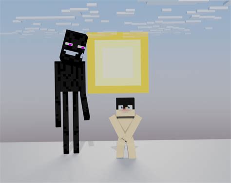 Rule 34 Blush Cloud Enderman Hiding Erection Hiding Penis Male Minecraft Sun Tagme 7597203