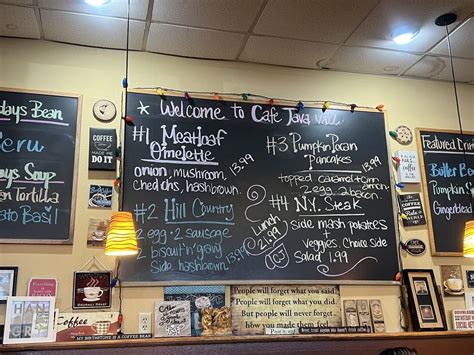 Cafe Java Round Rock Menu Updated For 2025