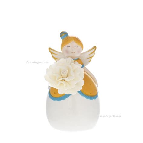 Bambola Diffusore Bagutta H Cm Azzurro Bambola Profumatore Ceramica Decorata Ba Az