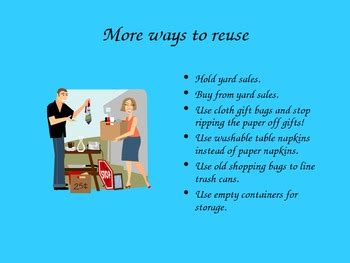 Reduce Reuse Recycle Powerpoint By The Sweet And Sassy Teacher