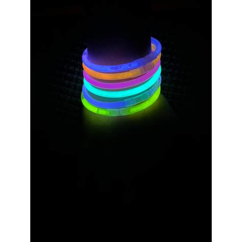 Set 20 Bambine Fluorescente Luminoase Glowing Sticks Emagro
