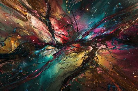 The Beauty Of Chaos Abstract Neural Networks Ar Generative Ai Premium Ai Generated Image