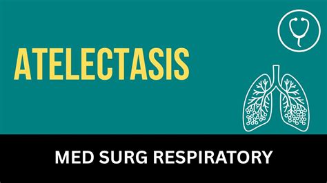 Atelectasis Nursing Lecture Chapter 19 Youtube