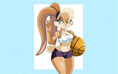 Скачать обои Арт Мультфильм Lola Looney Tunes Lola Bunny Лола