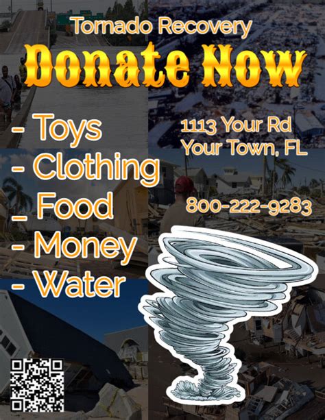 Copy Of Tornado Recovery Flyer Postermywall