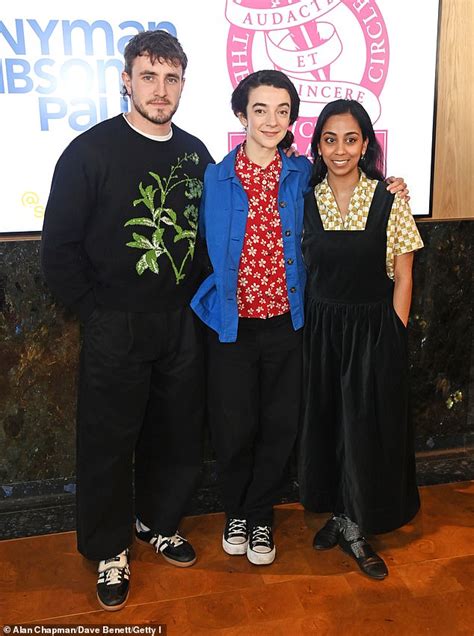 Paul Mescal Joins Co Star Patsy Ferran At The Critics Circle Theatre Awards Daily Mail Online