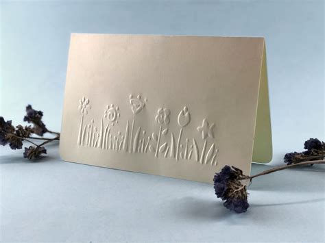 How To Dry Emboss By Hand