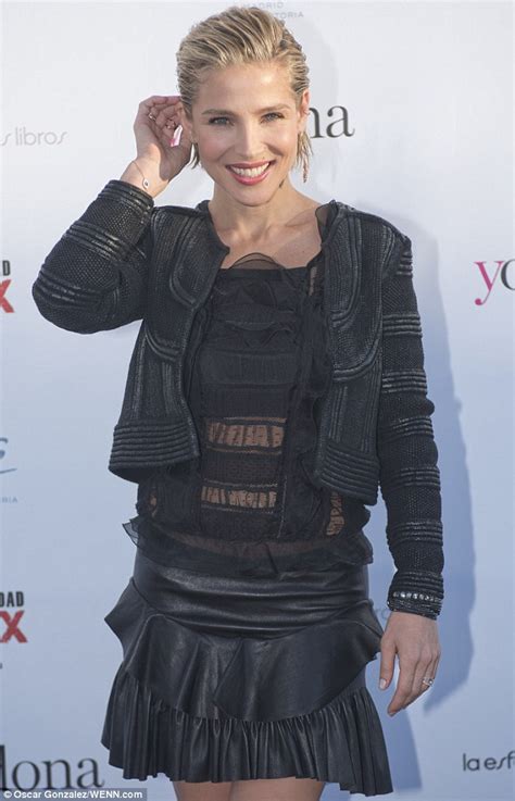 Elsa Pataky Dazzles As She Unveils Her New Fitness Book And Her Rock