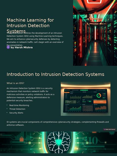 Machine Learning For Intrusion Detection Systems Pdf Machine
