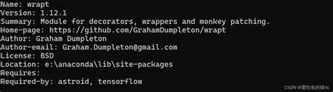 Error Cannot Uninstall ‘wrapt‘ It Is A Distutils Installed Project