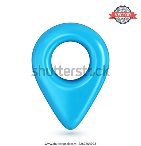 Map Pointer Gps Location Icon Realistic Stock Vector Royalty Free 2267804993 Shutterstock