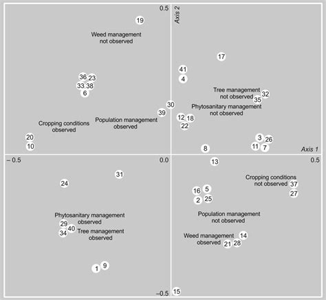 Graphic Representation Of The Multiple Correspondence Factorial