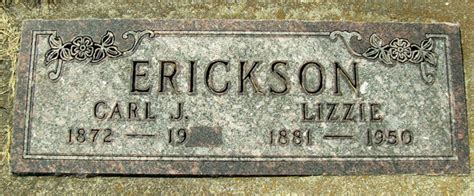 Carl Johan Erickson 1872 1951 Homenaje De Find A Grave