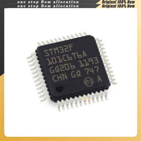 10pcs lot stm32f101c6t6a stm32f101c6 m32f10c6t6a lqfp 48 mstock new