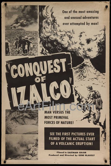Conquest Of Izalco Gene Blakely Volcano And Nature Documentary 1960s