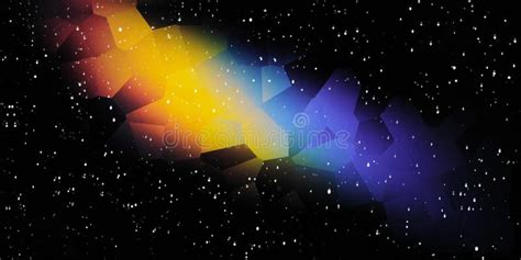Space Colors Abstract Background Shapes And Blurs Stock Illustration