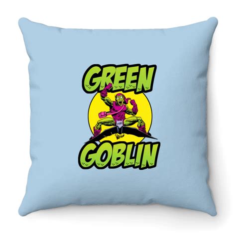 The Green Goblin Green Goblin Throw Pillows Sold By Greg Barton