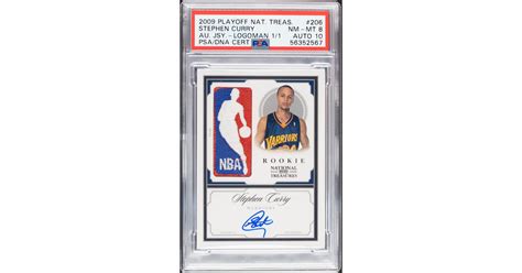 Alt Announces Record Breaking Purchase Of 2009 National Treasures Logoman 11 Stephen Curry Card