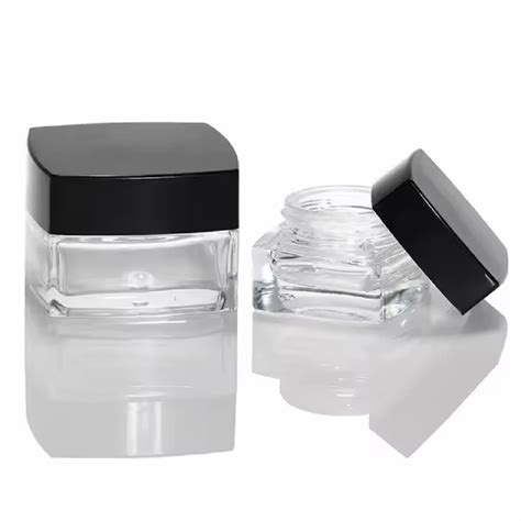 30 Ml Square Acrylic Jar Red At ₹ 12piece New Delhi Id 2855531951130