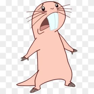 Kim Possible Rufus Frigthened Png Download Mole Rat From Kim