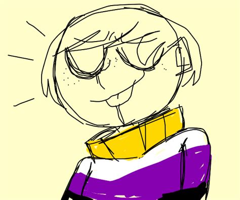 non binary pride drawception