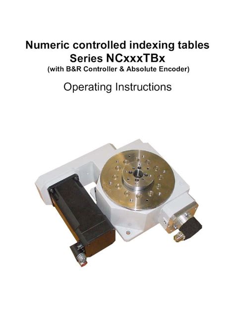 Pdf Numeric Controlled Indexing Tables Series · Pdf Filenumeric