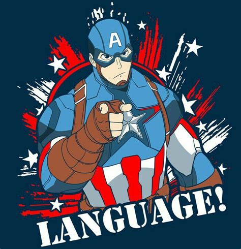 Language Captain America Captain America Language Superhero