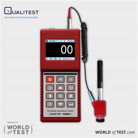 Leeb Portable Hardness Tester Hartip 3000 Plus Qualitest