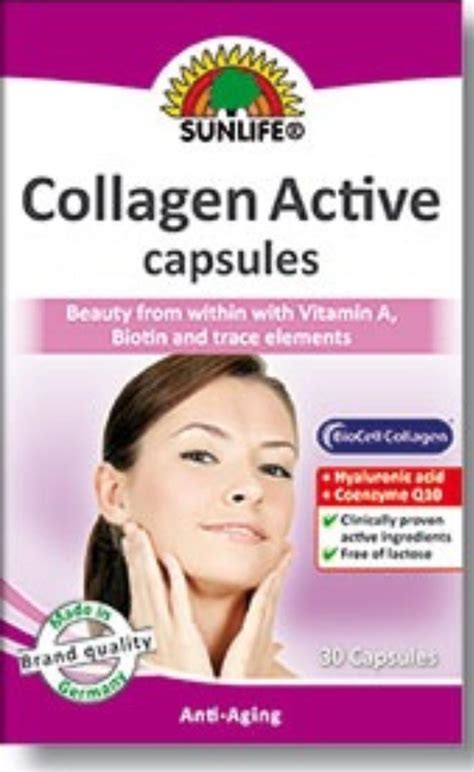 کپسول کلاژن اکتیو سان لایف زیبالایف