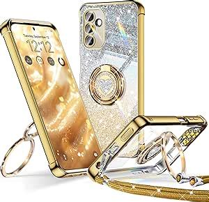 Xyz For Samsung Galaxy A G Phone Case With Stand Cute Luxury Love Heart With Lanyard For