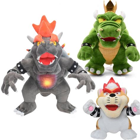 Super Mario Bros King Koopa Bowser Fury Bowser Plush Toys Dolls