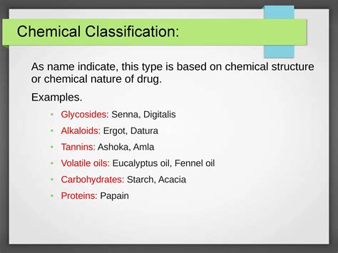 Part 4 5 Chemical And 6 Chemotaxonomical Classification