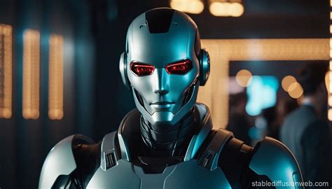 A Attractive Male Android Prompts Stable Diffusion Online