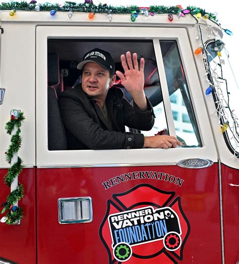 Jeremy Renner Visits Renown Regional Medical Center In Reno A Year