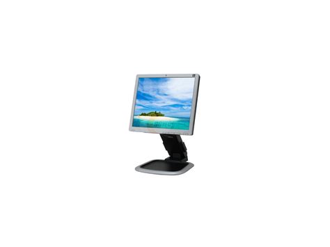 HP L1750 Carbonite/Silver 17" 5ms LCD Monitor 300 cd/m2 800:1 w/ Built ...