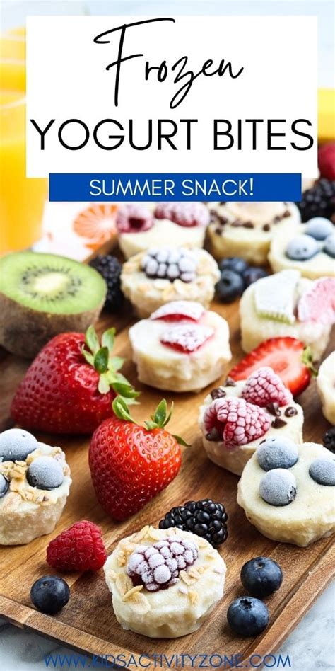 Frozen Yogurt Bites Are So Easy To Make Healthy And Delicious They