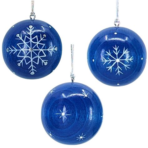 Tree Hanging Crystals 3 Pieces Blue Erzgebirgskunst Shop
