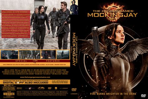 The Hunger Games Mockingjay Part 1 Dvd Cover And Label 2014 R0 Custom Art