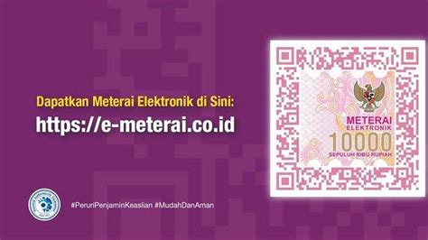 2 Link Alternatif Beli E Materai Cpns 2024 Resmi Dari Peruri Id