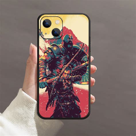 Cheap God Of War Role Phone Case For Iphone Samsung Galaxy Redmi Xiaomi