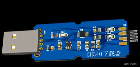 Ch340下载器电路 Ch340x自动下载电路图 Csdn博客