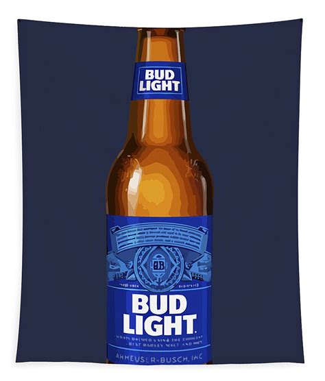 Bud Light Beer Bottle Label