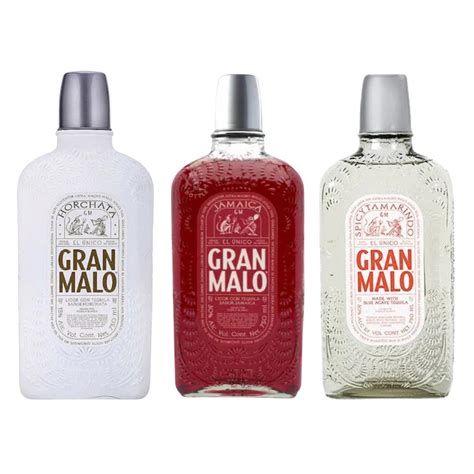 Gran Malo Tamarindo Jamaica And Horchata Tequila Bundle 3x750ml Bottle