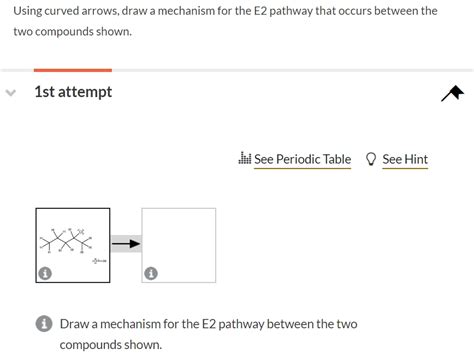 Solved Using curved arrows, draw a mechanism for the E2 | Chegg.com